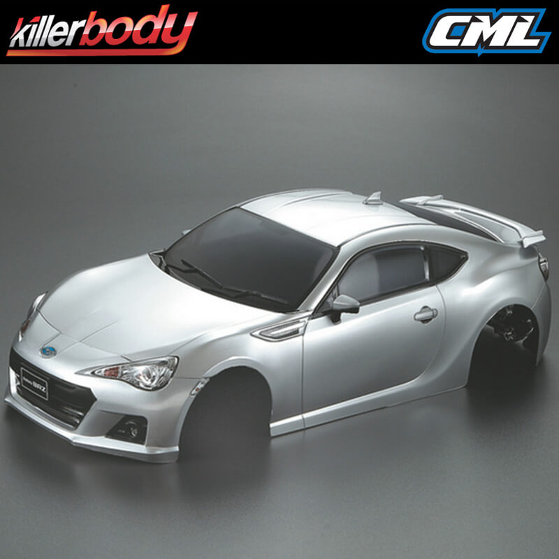 KILLERBODY SUBARU BRZ 190MM FINISHED BODY SILVER #KB48577