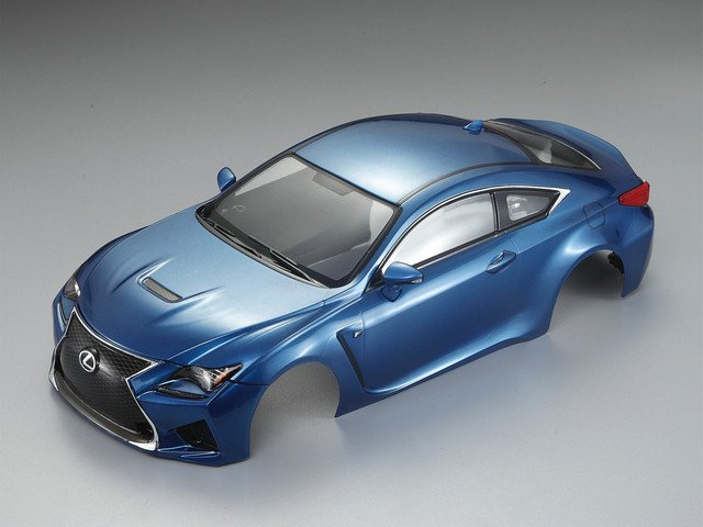 KILLERBODY LEXUS RC F 195MM FINISHED BODY - MET BLUE #KB48650