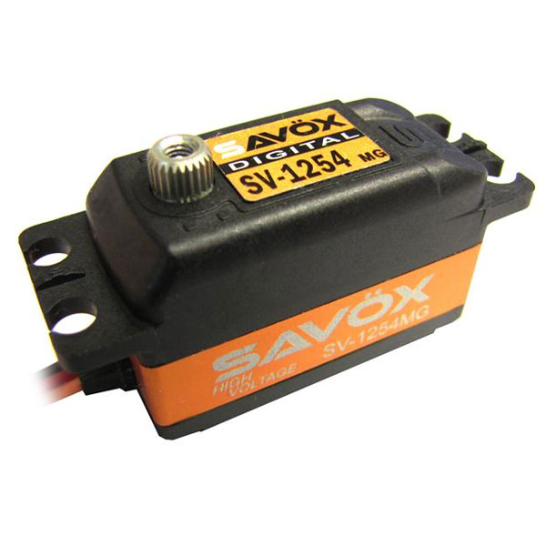 SAVOX HV LOW PROFILE DIGITAL SERVO 15KG/0.085S@7.4V #SAV-SV1254MG
