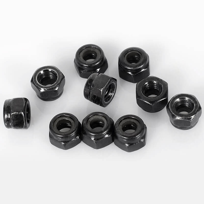 RC4WD NYLOCK NUTS M4 (BLACK) #Z-S1008